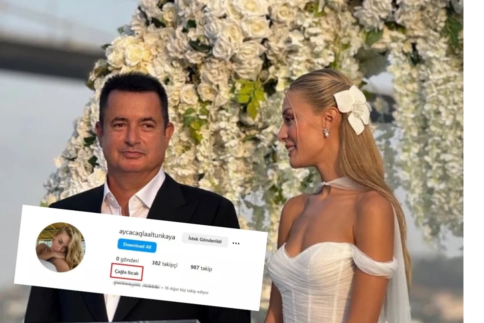 Nikahtan saatler sonra Ayça Çağla Altunkaya soyadını değiştirdi ...